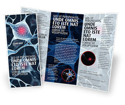 Cell Biology Brochure Templates, Design and Layouts | PoweredTemplate.com