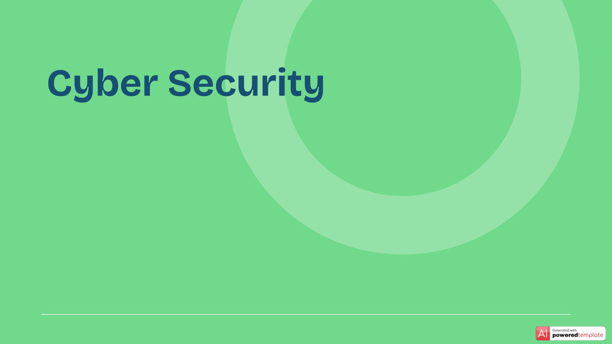 Cyber Security | PDF/PPTX - 1758007987873