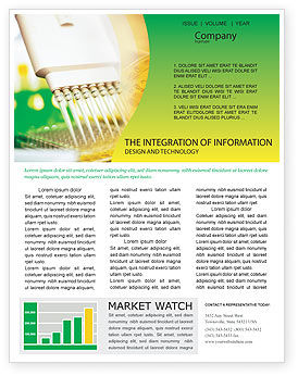 Lab Testing Newsletter Template for Microsoft Word & Adobe InDesign ...