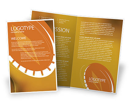 4 Free Green Business Free Brochures | PoweredTemplate.com