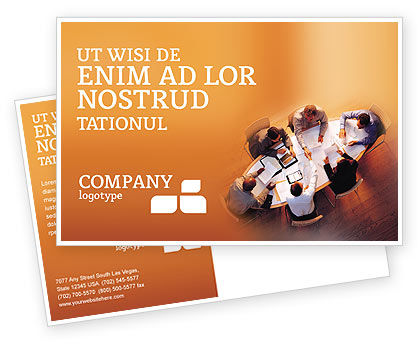 Team Work Postcard Template in Microsoft Word, Adobe InDesign, 01624 ...