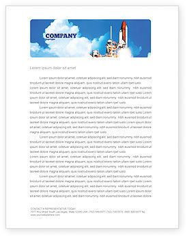 Space Research Letterhead Template, Layout for Microsoft Word, Adobe ...