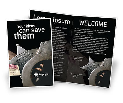 Traffic Police Brochure Template Design and Layout, Download Now, 05026 ...