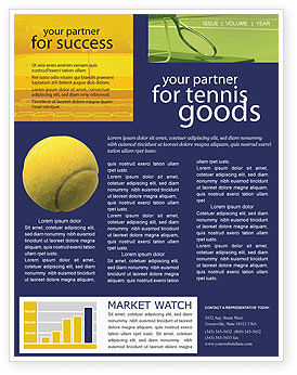 Tennis Newsletter Template for Microsoft Word & Adobe InDesign, 01697 ...