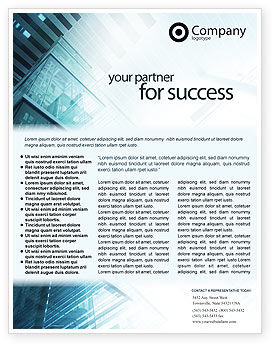 Elevator Flyer Template, Background in Microsoft Word, Publisher and ...