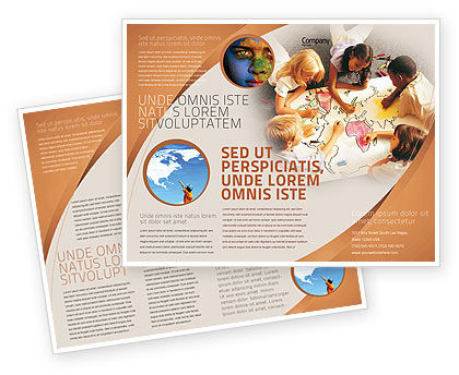 Primary School Geography Lesson Brochure Template Design and Layout ...