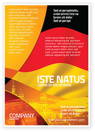 German Flag Flyer Template, Background in Microsoft Word, Publisher and ...