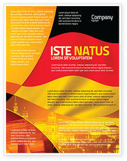 German Flag Flyer Template, Background in Microsoft Word, Publisher and ...