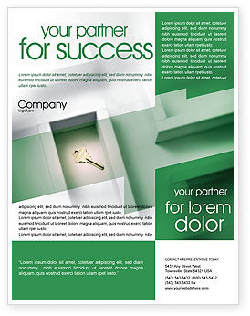 Solution Flyer Template, Background in Microsoft Word, Publisher and ...