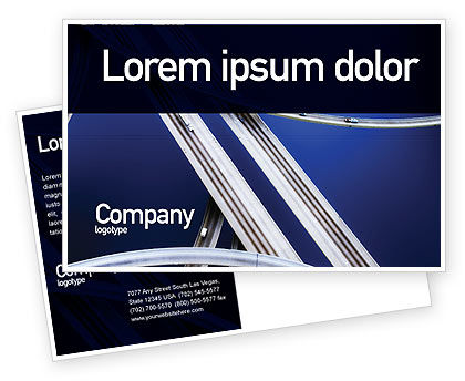 Autobahn Interchange Postcard Template in Microsoft Word, Adobe ...
