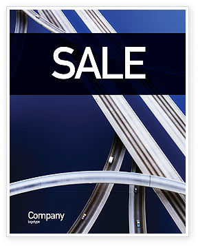 Autobahn Interchange Sale Poster Template in Microsoft Word, Publisher ...
