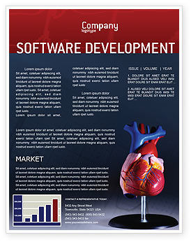Heart Model Newsletter Template for Microsoft Word & Adobe InDesign ...
