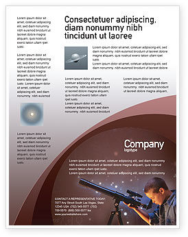 Astronomy Flyer Templates Design - Flyer Templates for Microsoft Word ...