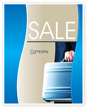 Suitcase Sale Poster Template in Microsoft Word, Publisher and Adobe ...