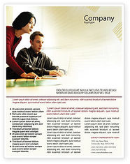 Business Consulting Session Flyer Template, Background in Microsoft ...