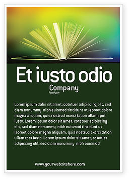 Cover Book Advertising Templates in Microsoft Word, Adobe Illustrator ...