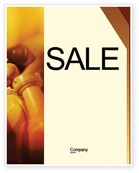 Chess Figures To Play Strategic Games Sale Poster Template in Microsoft ...