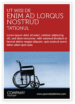 Handicapped Ad Template for Advertising Needs, ID 02064 ...