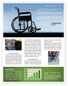 Handicapped Newsletter Template for Microsoft Word & Adobe InDesign ...