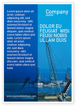 Port Ad Template for Advertising Needs, ID 02081 | PoweredTemplate.com