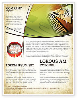 Chemical Hazard Flyer Template, Background in Microsoft Word, Publisher ...