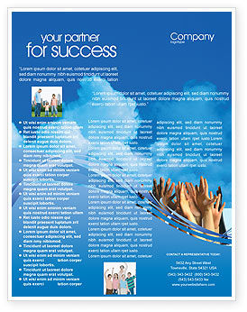 Cultural Diversity Flyer Template, Background in Microsoft Word ...