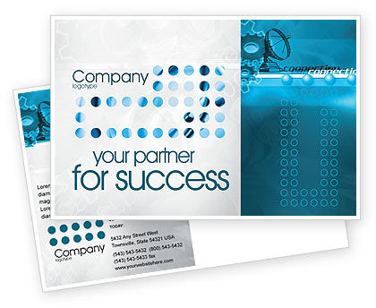 40 Free Electronic Communication Postcards | PoweredTemplate.com