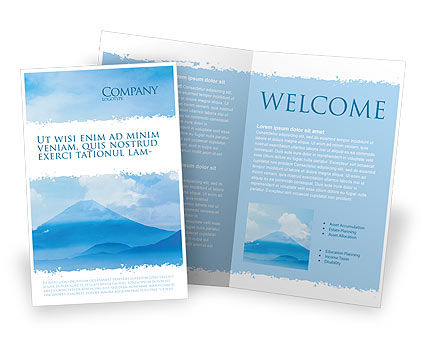 Volcano Brochure Templates, Design and Layouts | PoweredTemplate.com