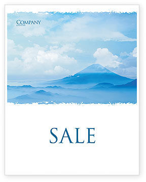 Fujiyama Sale Poster Template in Microsoft Word, Publisher and Adobe ...