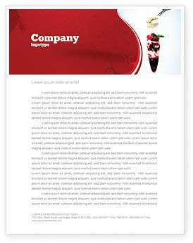 Ice Blue Letterhead Templates in Microsoft Word, Adobe Illustrator and ...