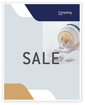 Bottle Of Tablets Sale Poster Template in Microsoft Word, Publisher and ...