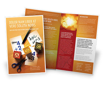 Math Addition Brochure Template Design and Layout, Download Now, 04501 ...