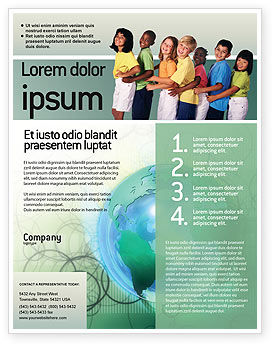 Cultural Diversity Flyer Template, Background in Microsoft Word ...