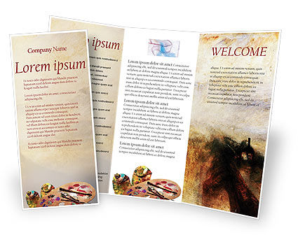 Abstract Paint Brochure Templates, Design and Layouts | PoweredTemplate.com