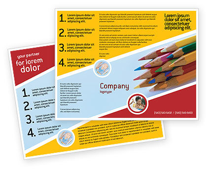 Pencil Brochure Templates, Design and Layouts | PoweredTemplate.com