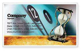 Passing Time Business Card Template, Layout. Download Passing Time ...