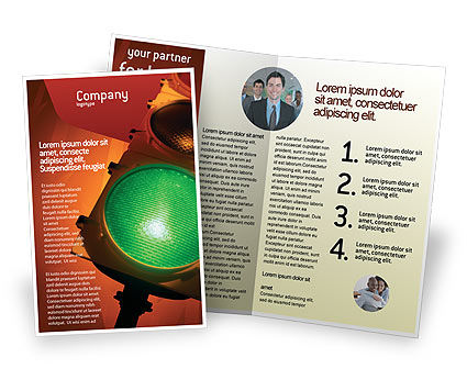 Warning Brochure Templates, Design and Layouts | PoweredTemplate.com