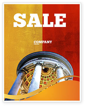 Rotunda Sale Poster Template in Microsoft Word, Publisher and Adobe ...