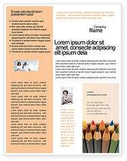 Color Pencil Newsletter Template for Microsoft Word & Adobe InDesign ...