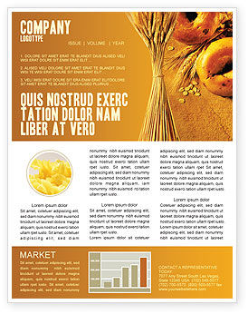 Baking Newsletter Template for Microsoft Word & Adobe InDesign, 02379 ...