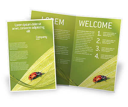 Insects Brochure Templates, Design and Layouts | PoweredTemplate.com