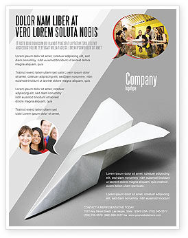 2 Flyers origami Gratuit | PoweredTemplate.com