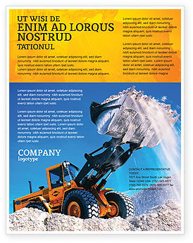 Loading Flyer Template, Background in Microsoft Word, Publisher and ...