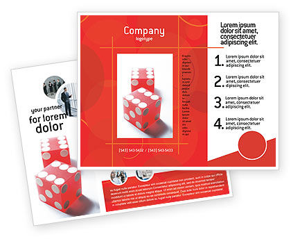 2 Modelos de folheto listagem Grátis | PoweredTemplate.com