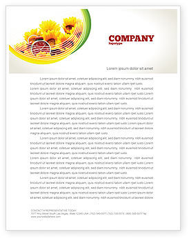 Country Life Letterhead Template, Layout for Microsoft Word, Adobe ...