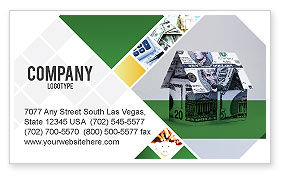 Money House Business Card Template, Layout. Download Money House ...