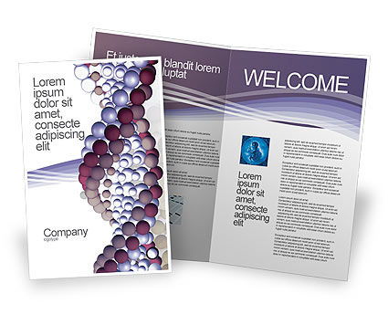Biotechnology Brochure Templates, Design and Layouts | PoweredTemplate.com