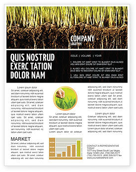 Green Soil Newsletter Templates in Microsoft Word, Adobe Illustrator ...