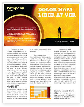 Human and Space Newsletter Template for Microsoft Word & Adobe InDesign ...