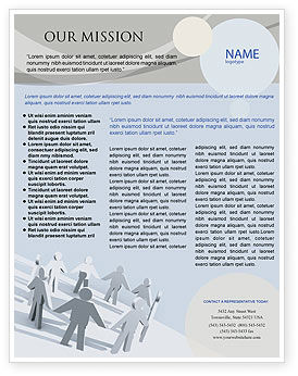 Community Flyer Template, Background in Microsoft Word, Publisher and ...